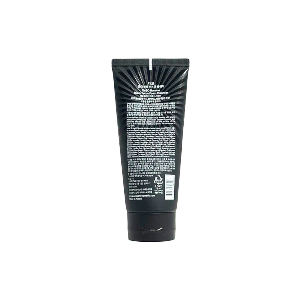 Dabo Black Force For Men Foam Cleanser 120 ml