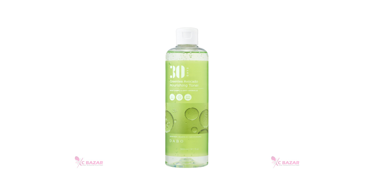 Dabo 30 Days Greentea Avocado Nourishing Toner 300 ml - KCBazar