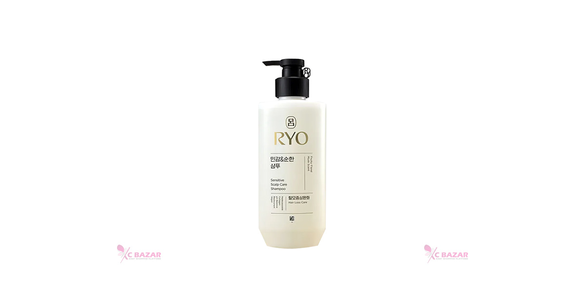 Ryo Sensitive Scalp Care Shampoo - Fruity Floral Musk Scent 480 ml